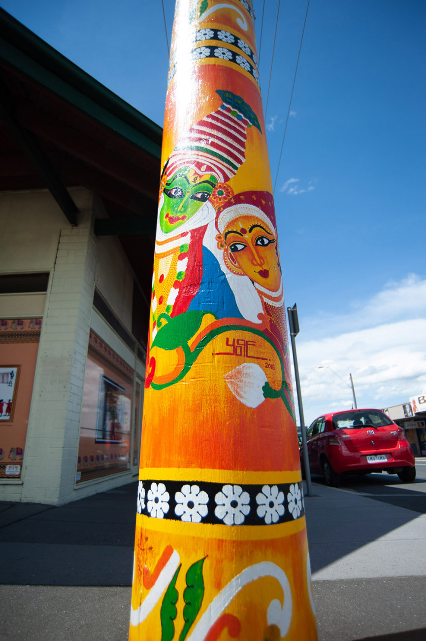 Decorative Power Poles on Foster Street | Greater Dandenong Council